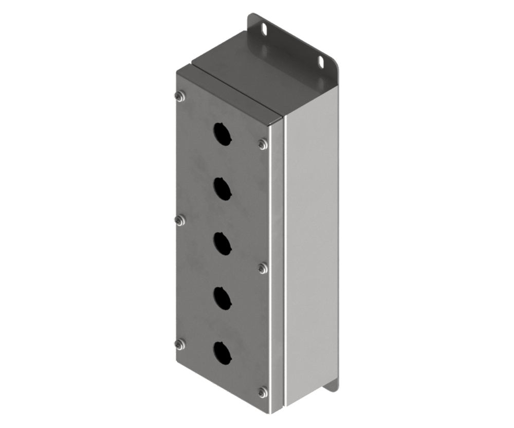 316L Stainless Steel Pushbutton Station 320Hx120Wx90D (5 Hole ...