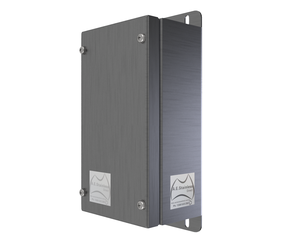 316L Stainless Steel Pushbutton Station 220Hx120Wx90D (3 Hole) with Bl ...