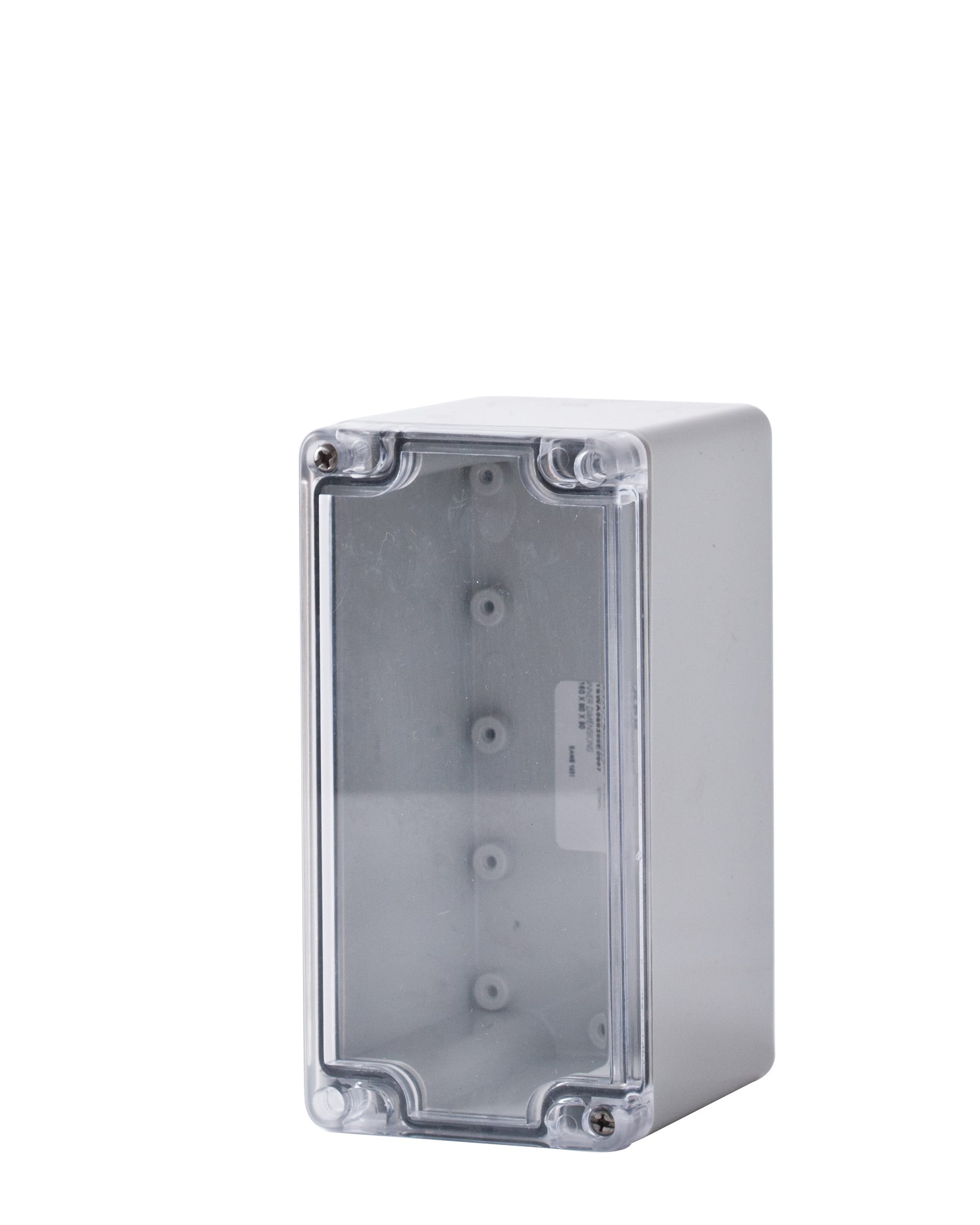 Polycarbonate Enclosure 160x80x90 Grey Base with Transparent Lid IP65 ...