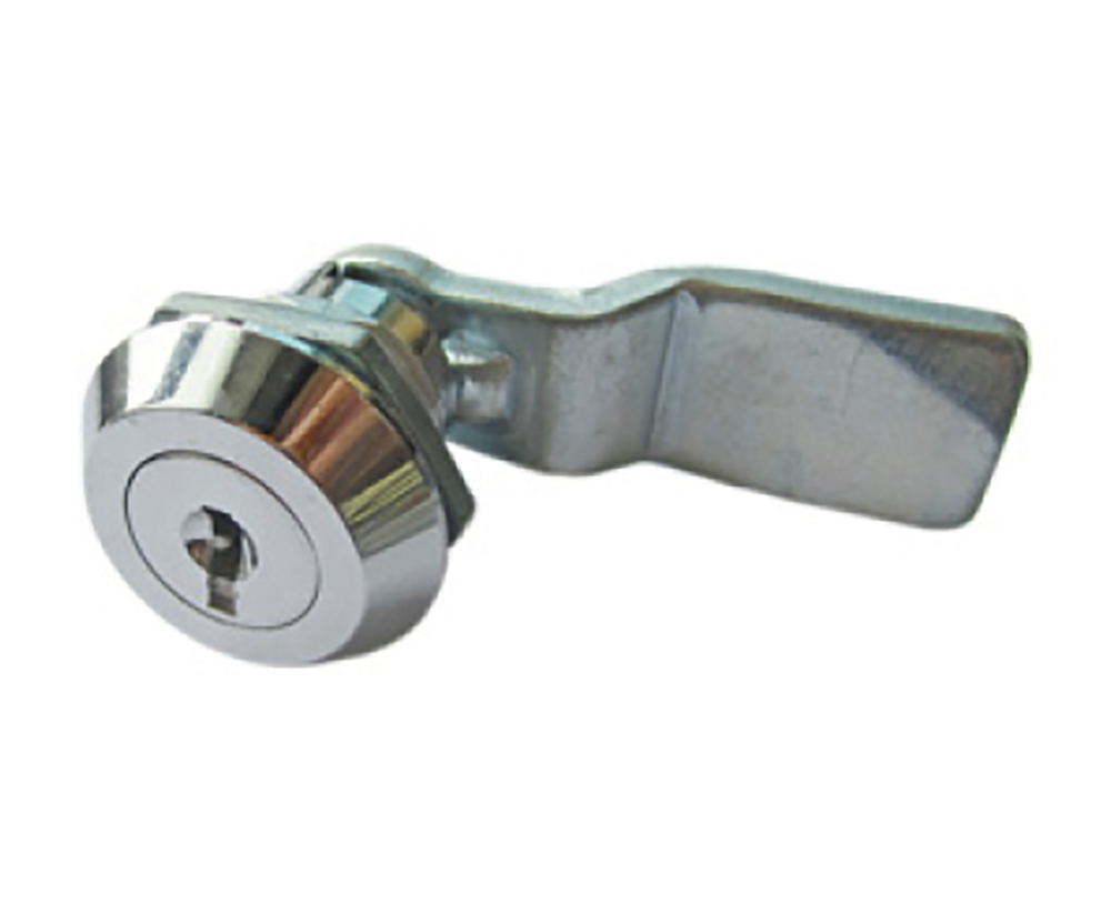 Chrome 1/4 Turn Coin Door Lock (92268 key) – Industrial Enclosures