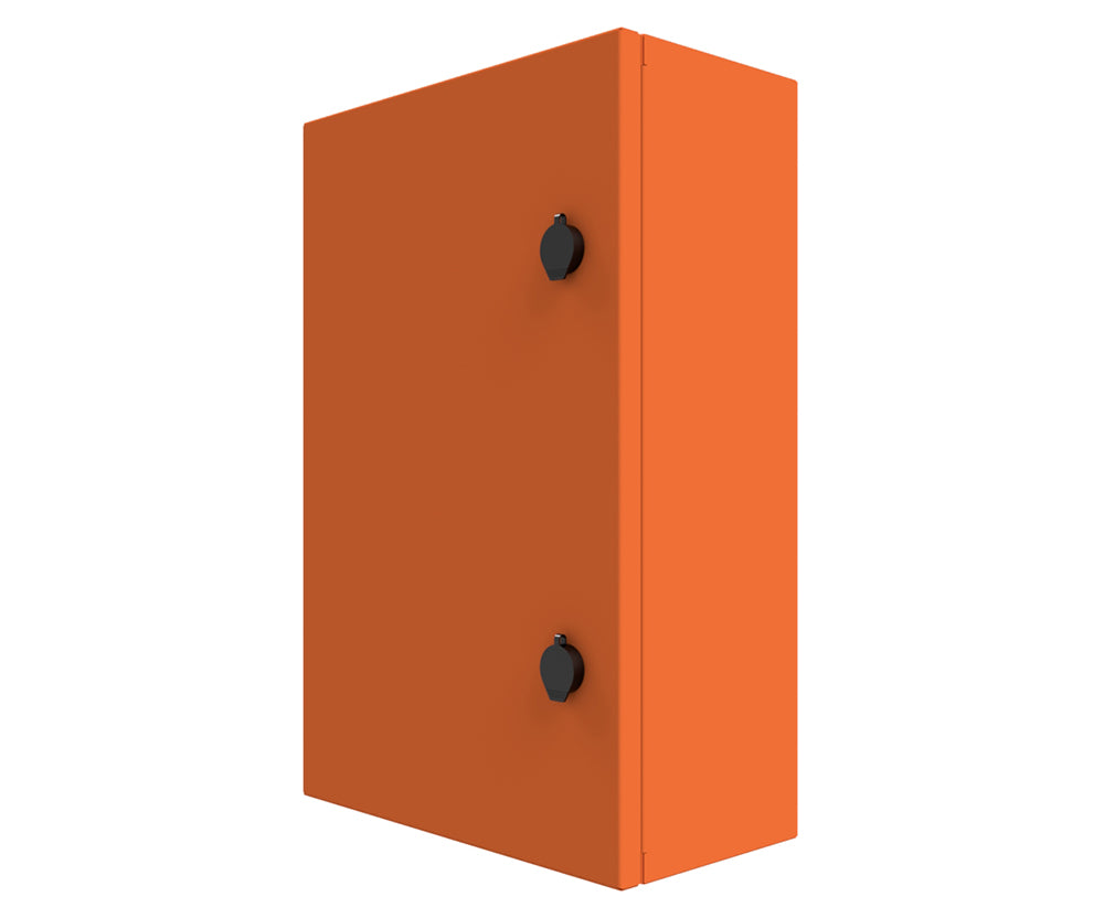 X15 Orange Powder Coated, Galvanised Mild Steel Enclosure 1200Hx800Wx3 ...