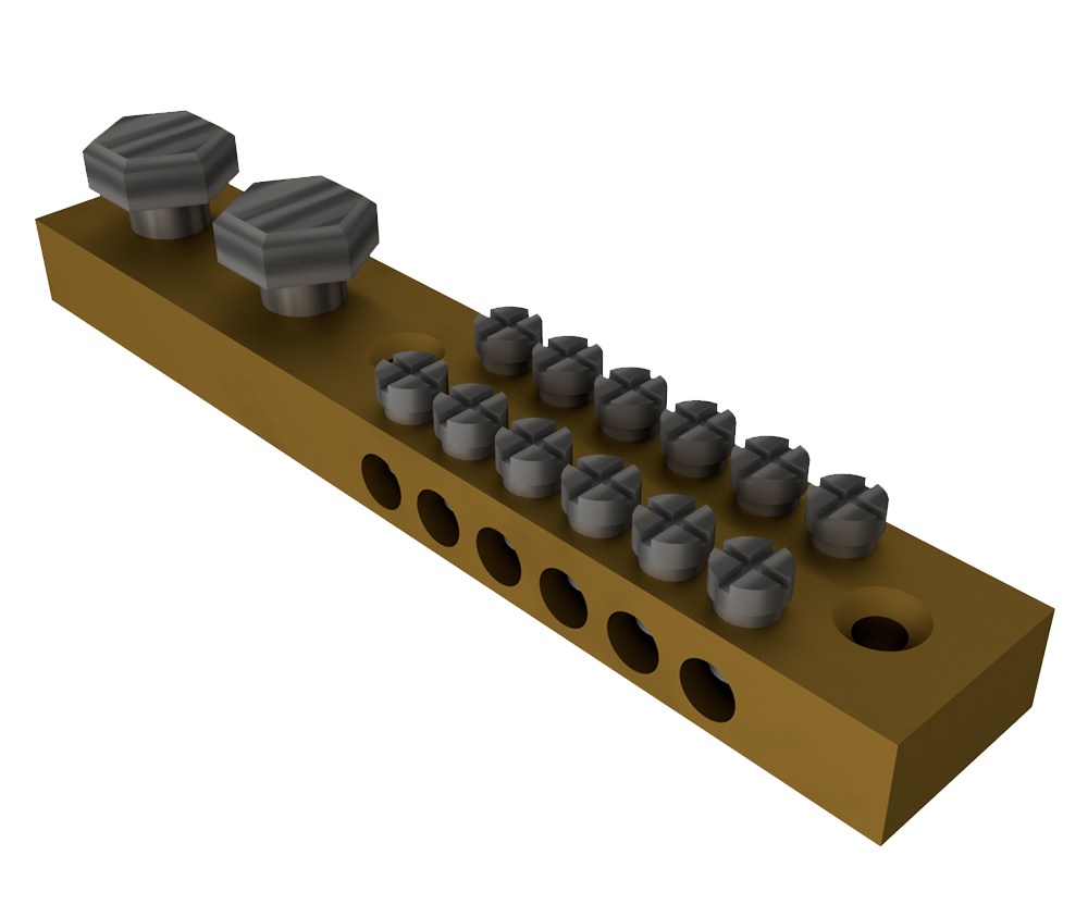 Neutral Bar 6 Way – Industrial Enclosures